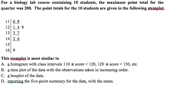 Solved For a biology lab course containing 10 students, the | Chegg.com