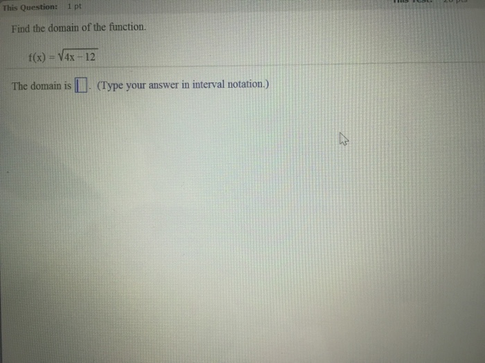 Solved Find the domain of the function. f(x) = squareroot | Chegg.com