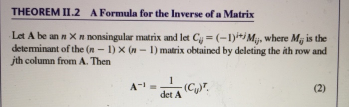 Solved Determine whether the given matrix is singular or | Chegg.com
