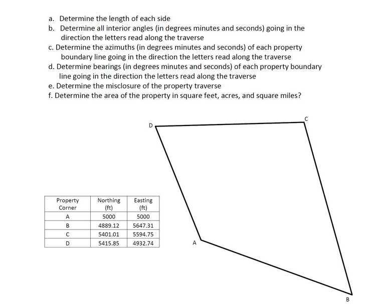 Solved Determine the length of each side b. Determine all | Chegg.com