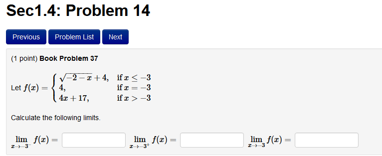 Solved Let f(x) = {squareroot - 2 - x + 4, if x | Chegg.com