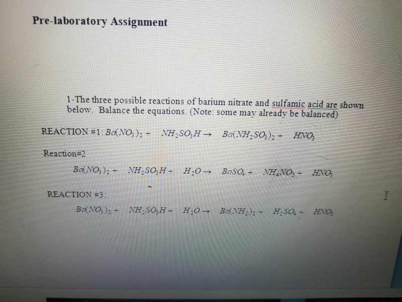 Solved Pre-laboratory Assignment 1-The three possible | Chegg.com