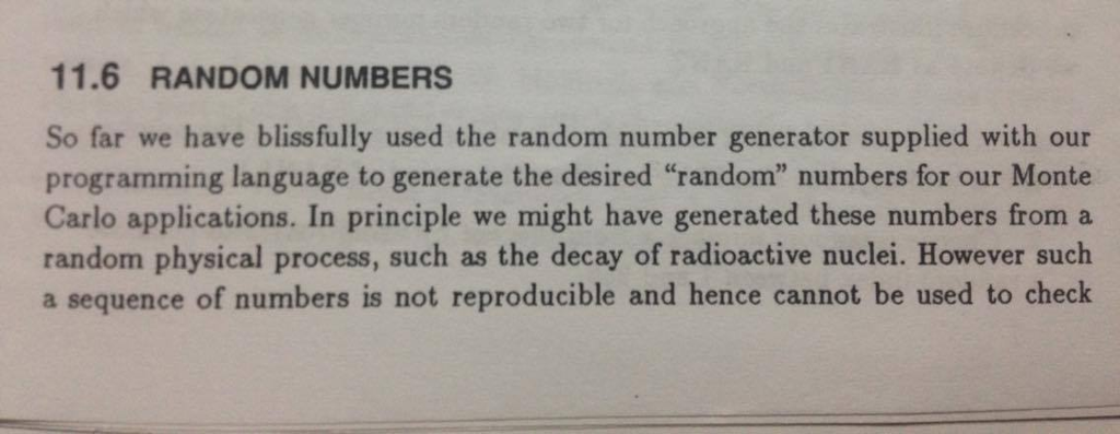 Solved Problem 11.17. Statistical test of randomness. In An | Chegg.com