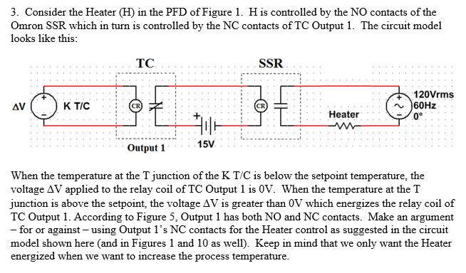3. Consider the Heater (H) in the PFD of Figure 1. H | Chegg.com