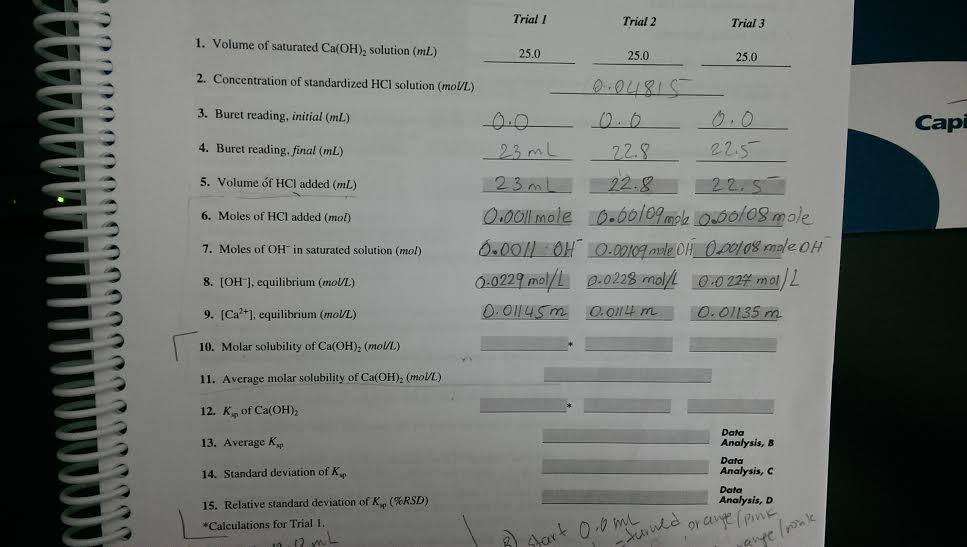 Solved 5. Experimental Procedure, Part A.6 versus Part B.2. | Chegg.com
