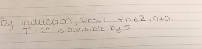 Solved By induction, prove for all n e Z, Intersection = 0. | Chegg.com