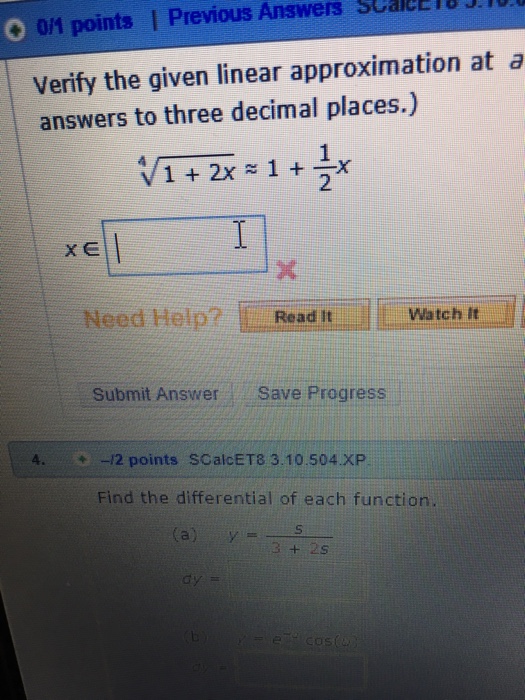 Solved Verify the given linear approximation at a=0. Then | Chegg.com Solved Verify the given linear approximation at a=0. Then | Chegg.com