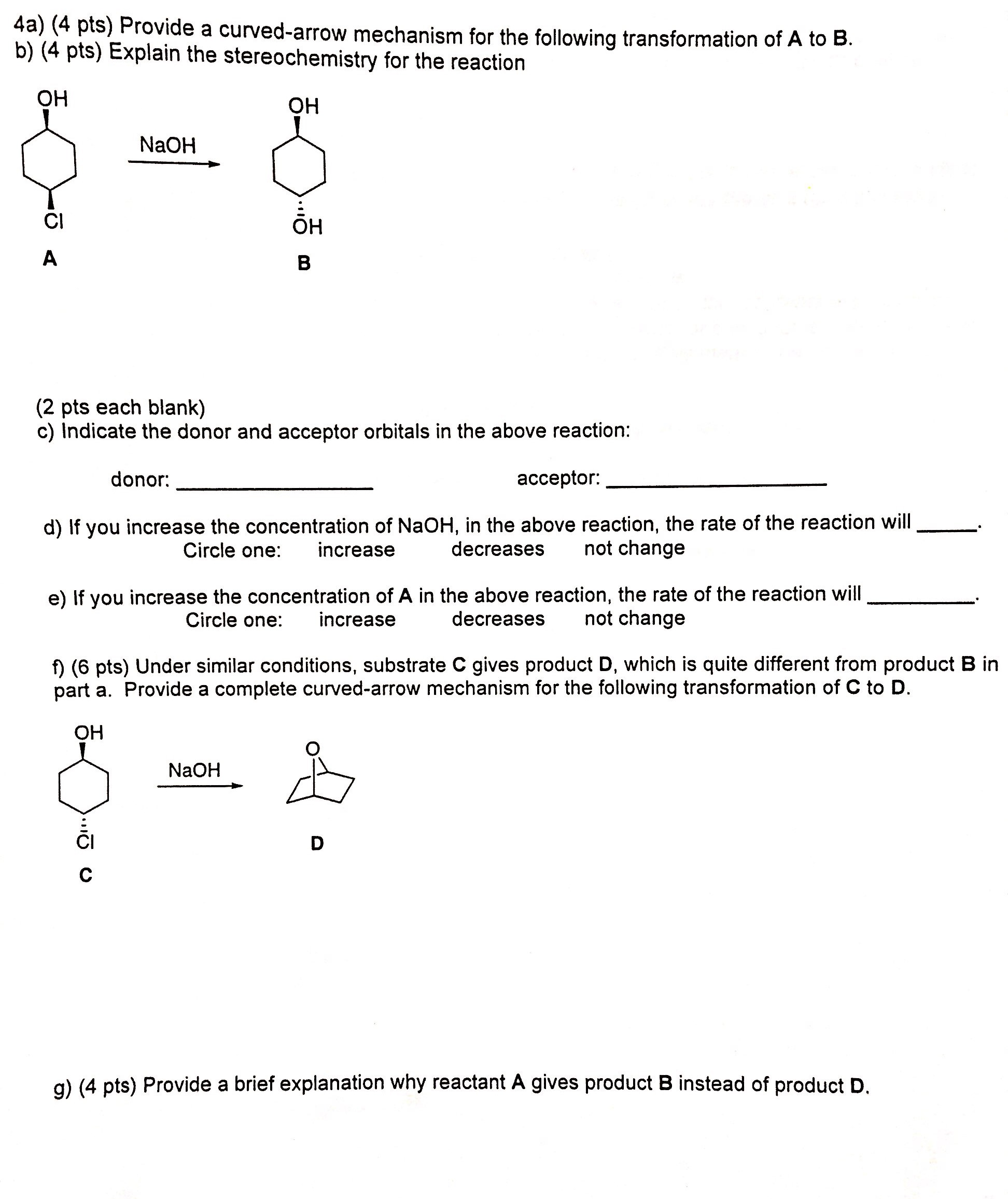 Solved Provide a curved-arrow mechanism for the following | Chegg.com