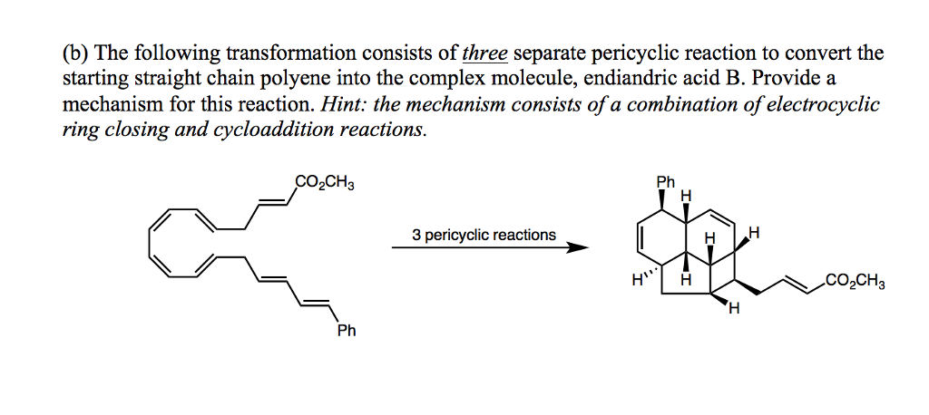 Solved The following transformation consists of three | Chegg.com