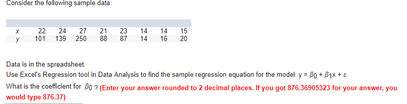 Solved Consider the following sample data 22 24 27 21 23 4 | Chegg.com