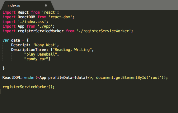 Solved 1.I am working on React.js. I worte simple code in | Chegg.com