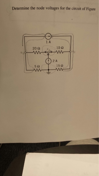Solved Determine v1, v2 and v3 and get the solution using | Chegg.com