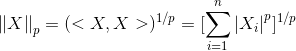 Solved Define "p-norms": vector X = | Chegg.com
