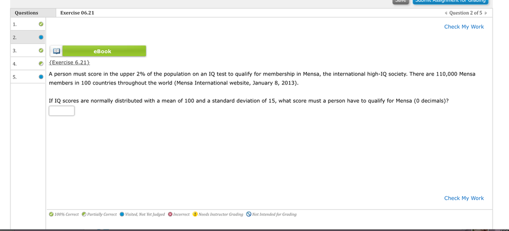 Solved A person must score in the upper 2% of the population | Chegg.com