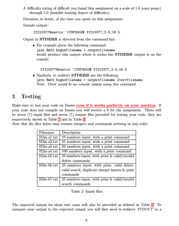 Solved Implement a Skip List in JAVA Input and respective | Chegg.com