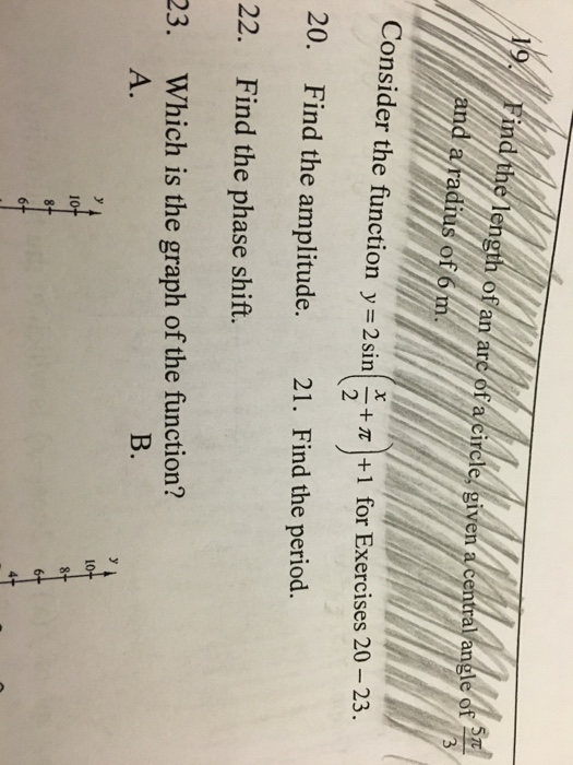 Solved Consider the function y = 2 sin (x/2 + pi) + 1 for | Chegg.com