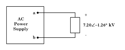 Solved Given: The ac power system shown above has an open | Chegg.com
