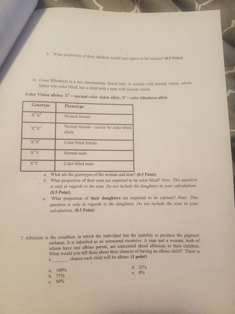 BIo 107 HOMEWORK: CLASSICAL GENETICS (10 POINTS) | Chegg.com