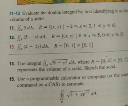 Solved Evaluate the double integral by first identifying it | Chegg.com