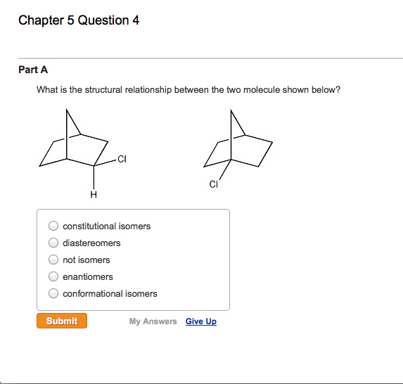 Solved What is the structural relationship between the two | Chegg.com