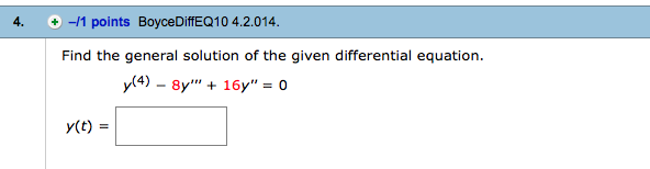 Solved Find the general solution of the given differential | Chegg.com