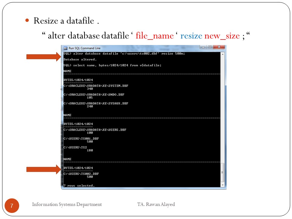 Apply the lesson on sql and screenshot output from | Chegg.com