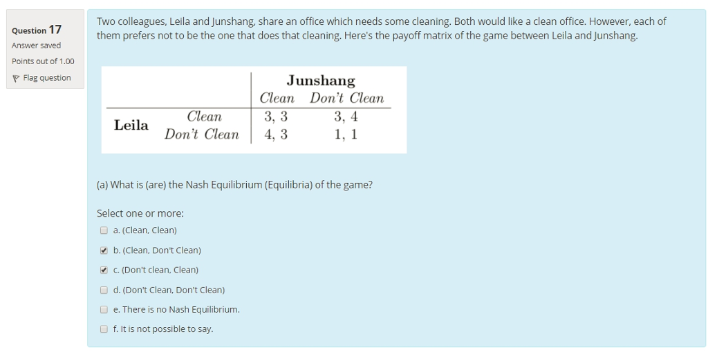 Solved I would like to double check my work for 17a - d. I | Chegg.com