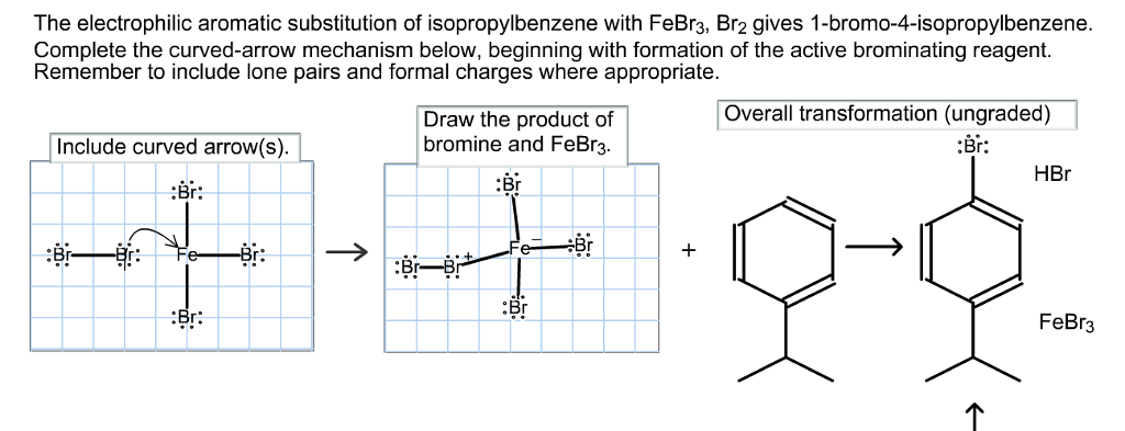 Solved The electrophilic aromatic substitution of | Chegg.com