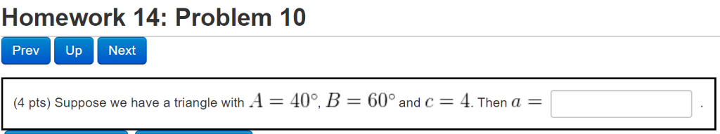 Solved Homework 14: Problem 10 Prev Up Next (4 pts) Suppose | Chegg.com