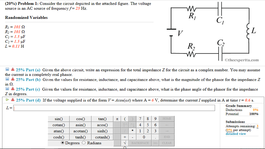 Solved: Consider The Circuit Depicted In The Attached Figu... | Chegg.com