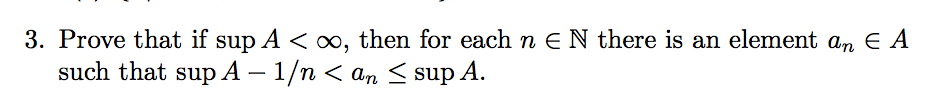 Solved Prove that if sup A
