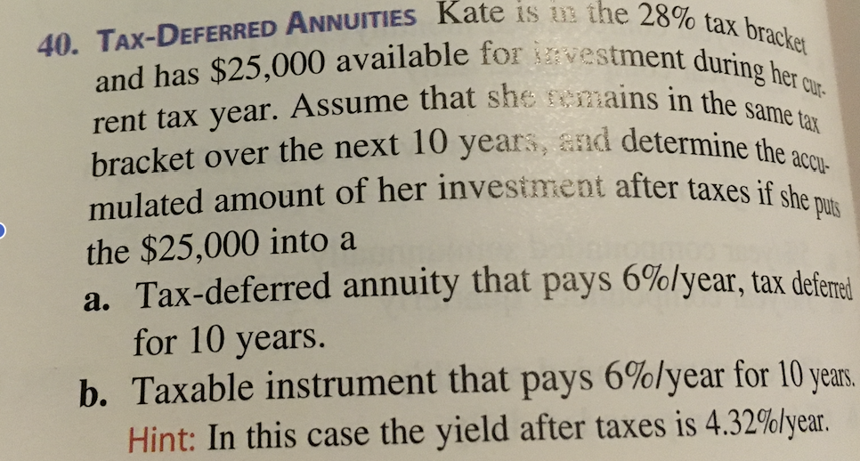 Solved Kate is in the 28% tax bracket and has $25, 000 | Chegg.com