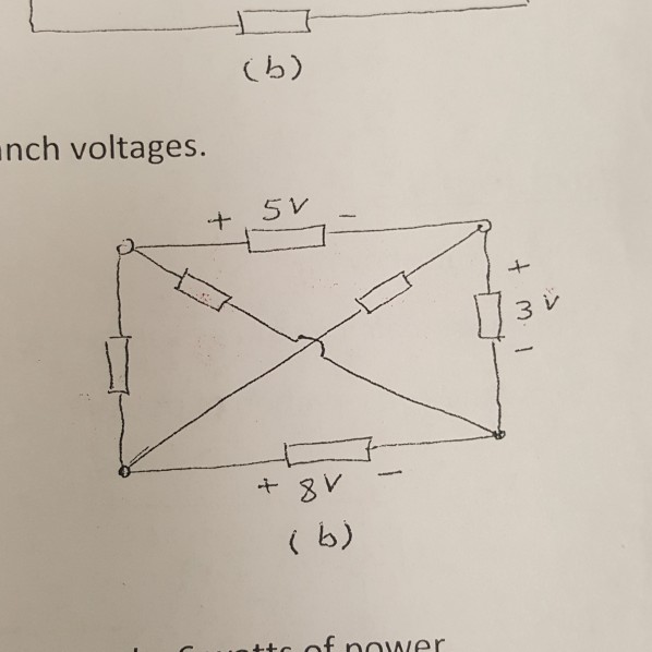 Solved Cb) nch voltages. 3 V b) | Chegg.com
