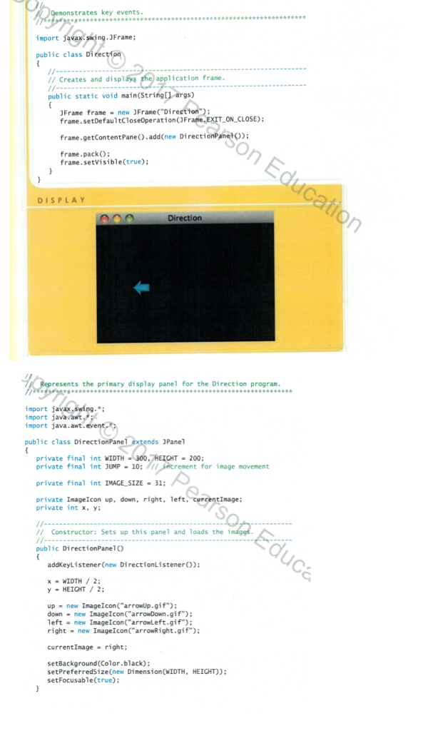 Solved PP 8.27 Modify the Direction program from this | Chegg.com