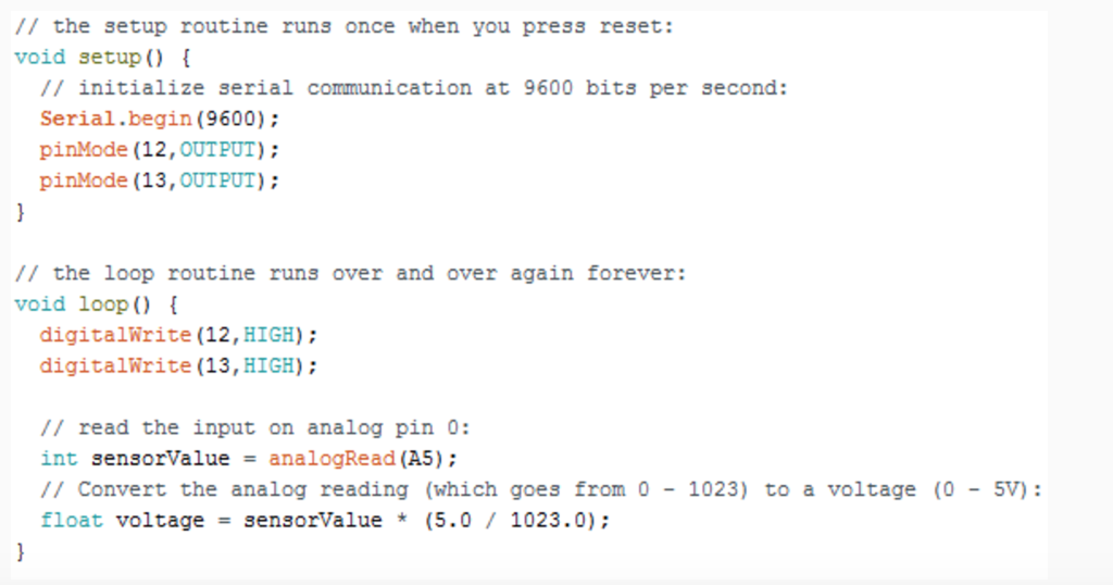 Solved the setup routine runs once when you press reset: | Chegg.com
