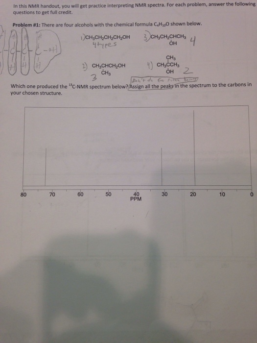 Solved 13C-NMR problems. | Chegg.com