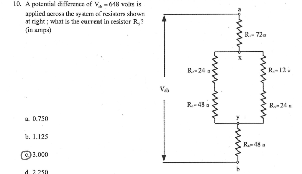 solved-a-potential-difference-of-v-ab-648-volts-is-applied-chegg