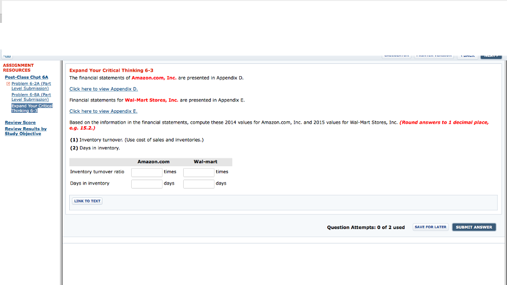 Solved ASSIGNMENT RESOURCES Expand Your Critical Thinking | Chegg.com