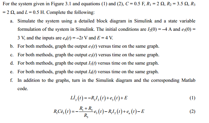 Use MATLAB or Simulink to find the transfer function | Chegg.com