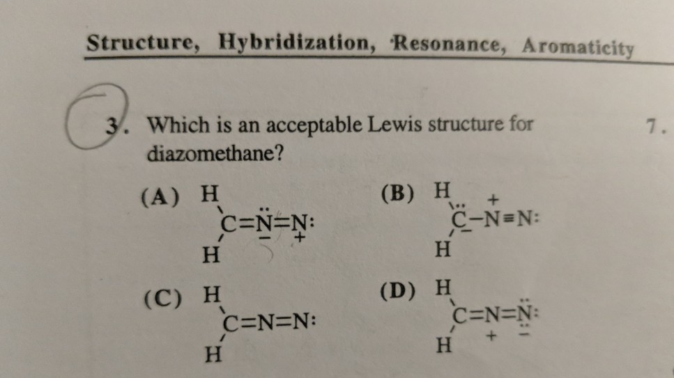 Solved Structure, Hybridization, Resonance, Aromaticity . | Chegg.com