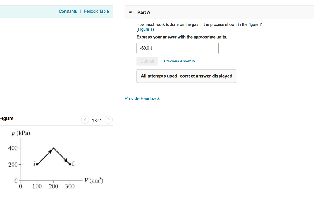 Solved Constants | Periodic Table Part A How much work is | Chegg.com