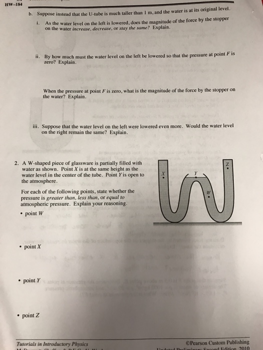 Solved Physics problems. Please help with all of B and 2. | Chegg.com