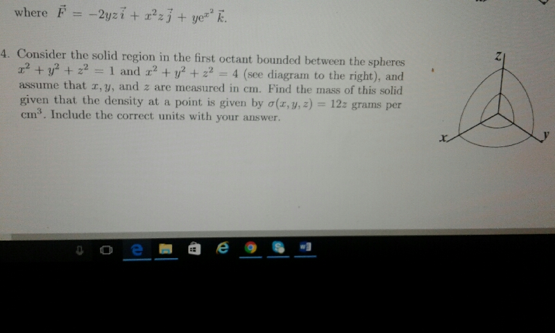 Solved Consider the solid region in the first octant bounded | Chegg.com