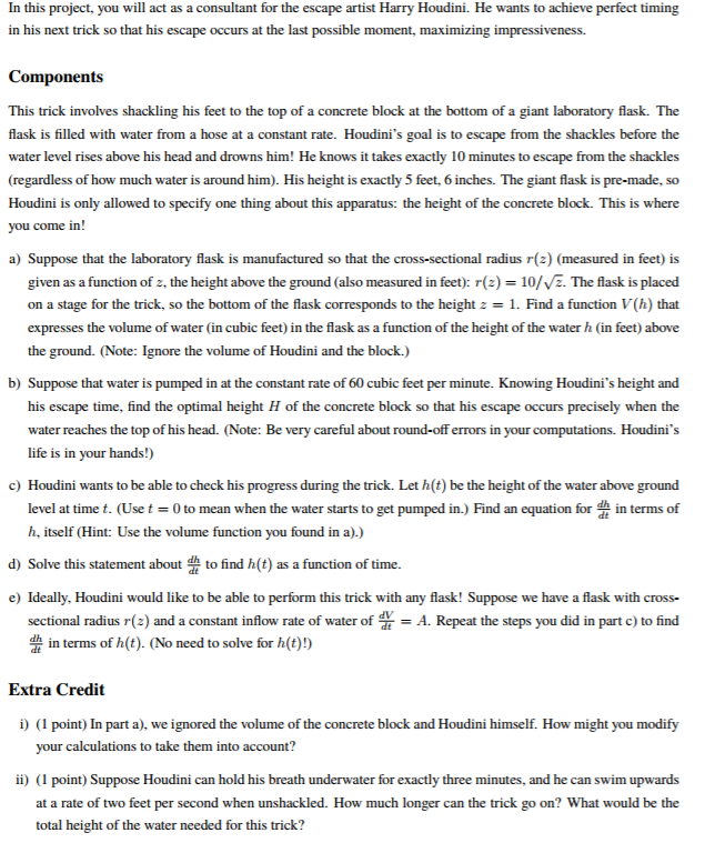 In this project, you will act as a consultant for the | Chegg.com