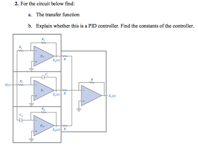 Solved: For The Circuit Below Find: A. The Transfer Functi... | Chegg.com