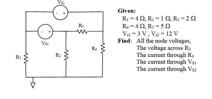Solved Do all problems using Node Analysis using the | Chegg.com
