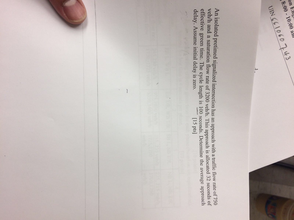 Solved 10:00 all 8:00 An isolated pretimed signalized | Chegg.com Solved 10:00 all 8:00 An isolated pretimed signalized | Chegg.com