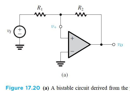 Consider the bistable circuit shown in Fig. 17.20 of | Chegg.com Consider the bistable circuit shown in Fig. 17.20 of | Chegg.com