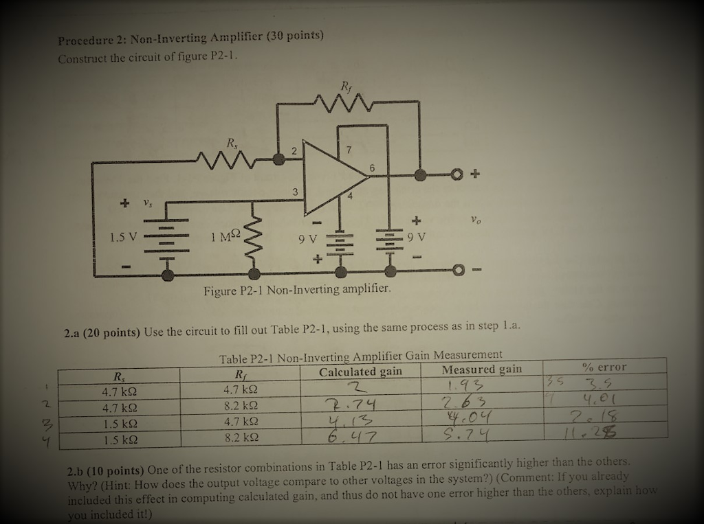 Solved Construct The Circuit Of Figure P2 1 A Use The