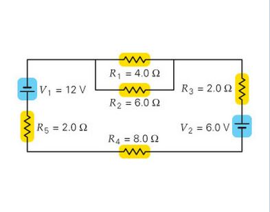 Solved Apply Kirchhoff's rules to the circuit in the figure. | Chegg.com
